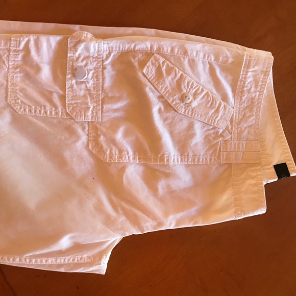 Calvin Klein Jeans | Pants & Jumpsuits | Calvin Klein Cropped White ...